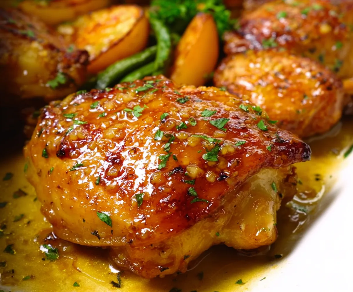 Easy Honey Garlic Chicken Bake